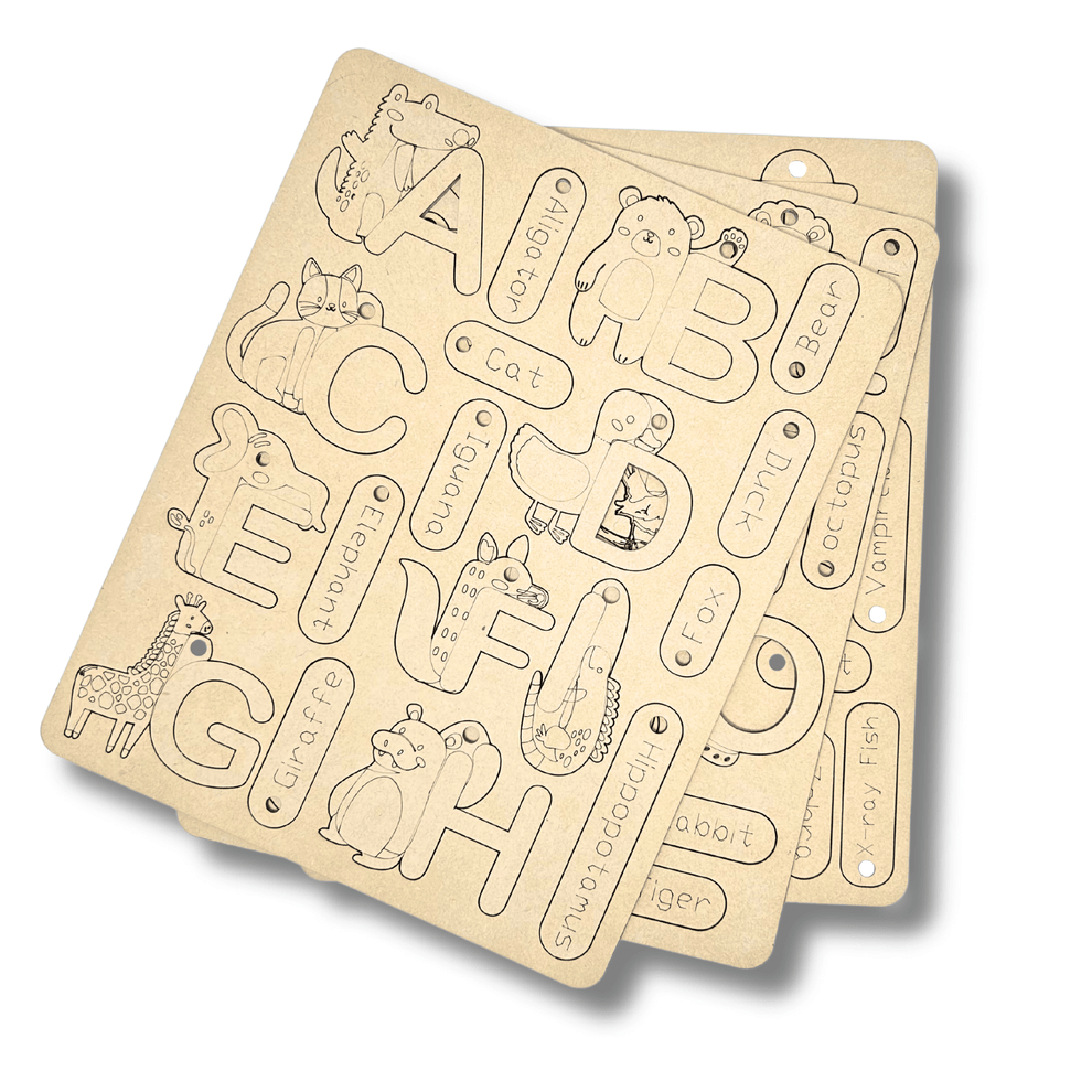 Hanging DIY Wooden Alphabets Kit | Craft Letters & Indoor Activities ...